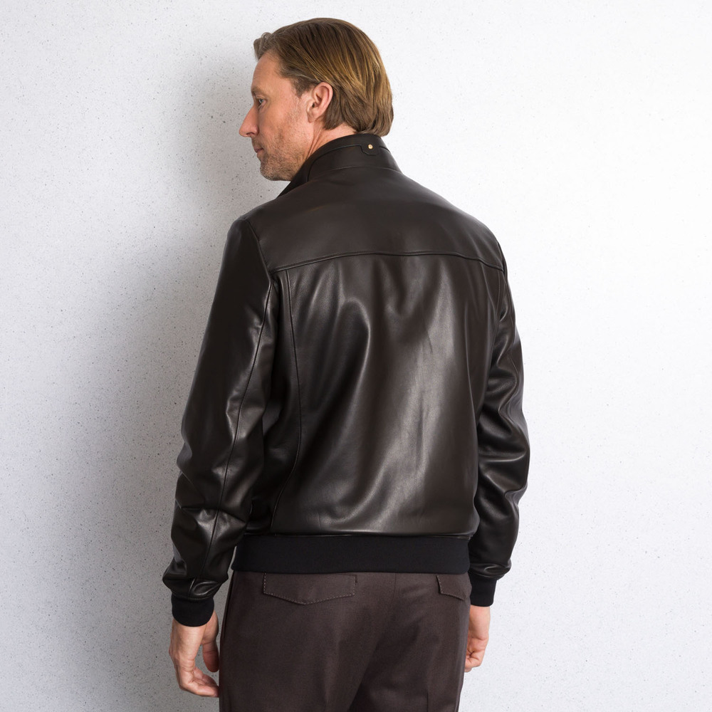 Lambskin leather and shearling blouson by STEFANO RICCI | Shop Online