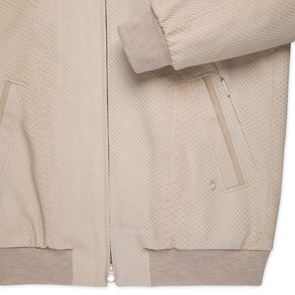 Nubuck python skin blouson by STEFANO RICCI | Shop Online